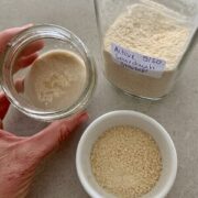 Activating A Dried Sourdough Starter (rehydrating dehydrated starter ...
