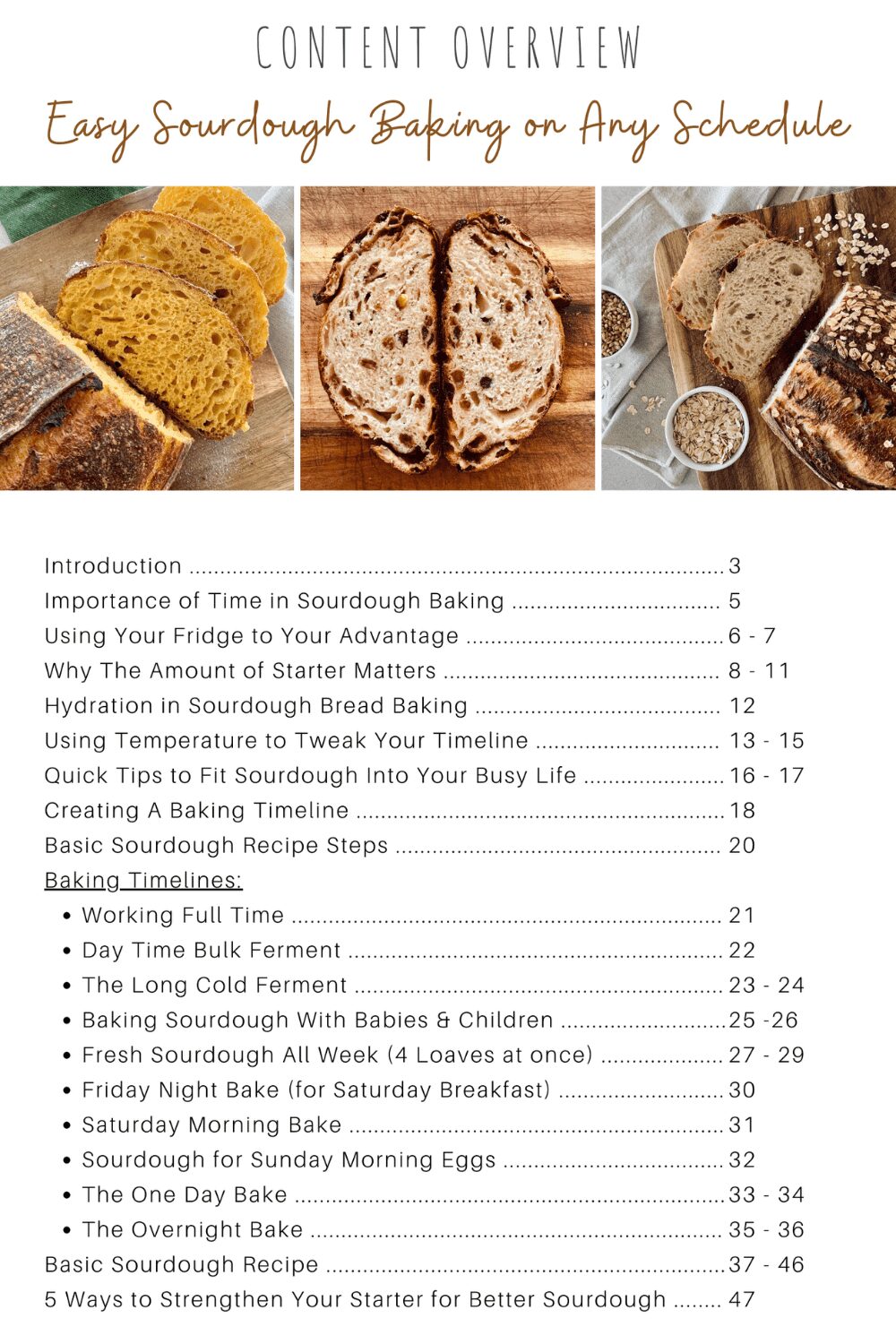 Scheduling Sourdough: Baking Timelines for Sourdough Bread E-Book - The ...