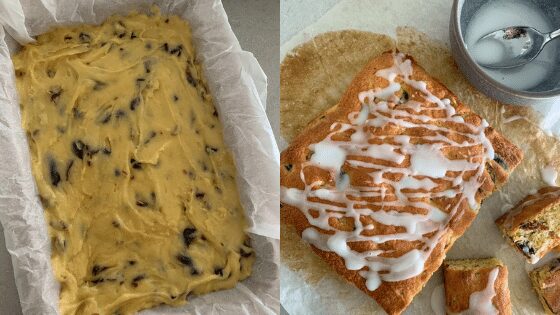 Sourdough Discard Cake with Dates & Lemon Drizzle - The Pantry Mama