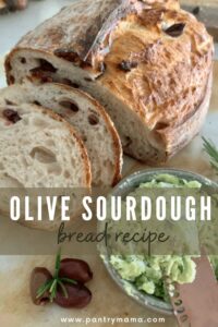 Sourdough Olive Bread Recipe - The Pantry Mama