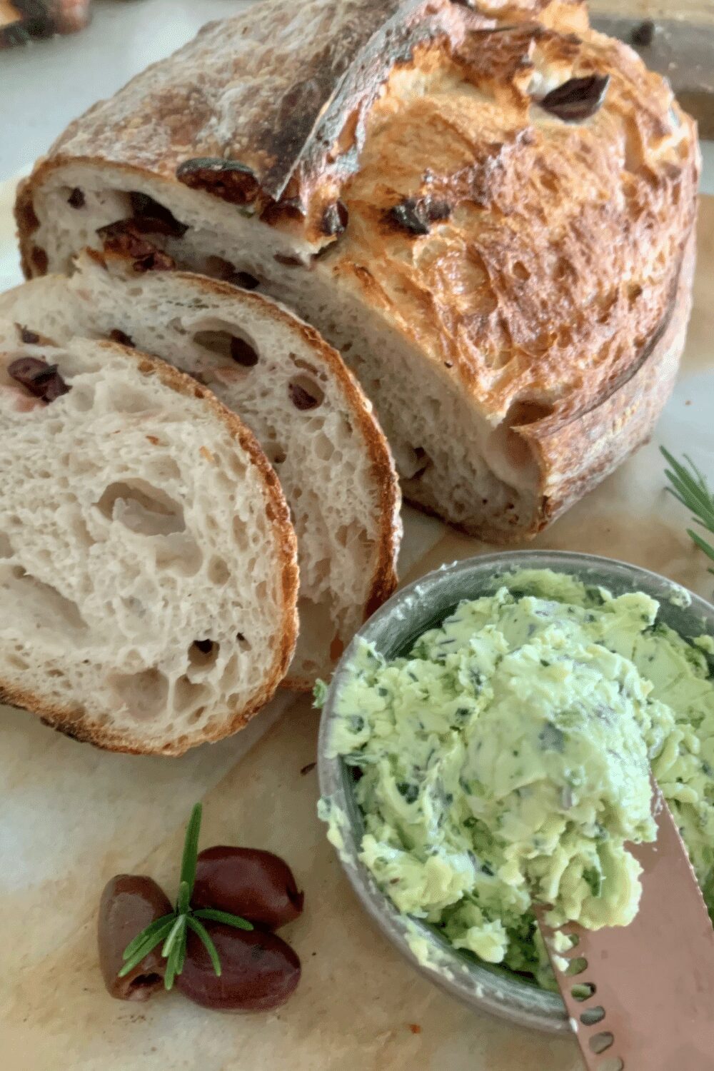 Sourdough Olive Bread Recipe - The Pantry Mama
