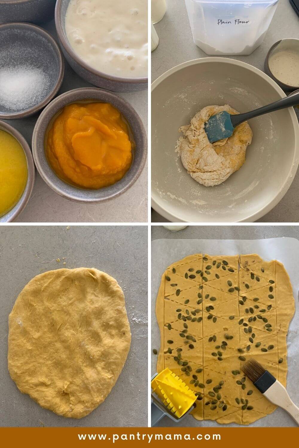 Sourdough Pumpkin Crackers: Crispy Golden + Delicious! - The Pantry Mama