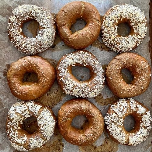 Easy Sourdough Rye Bagels - The Pantry Mama