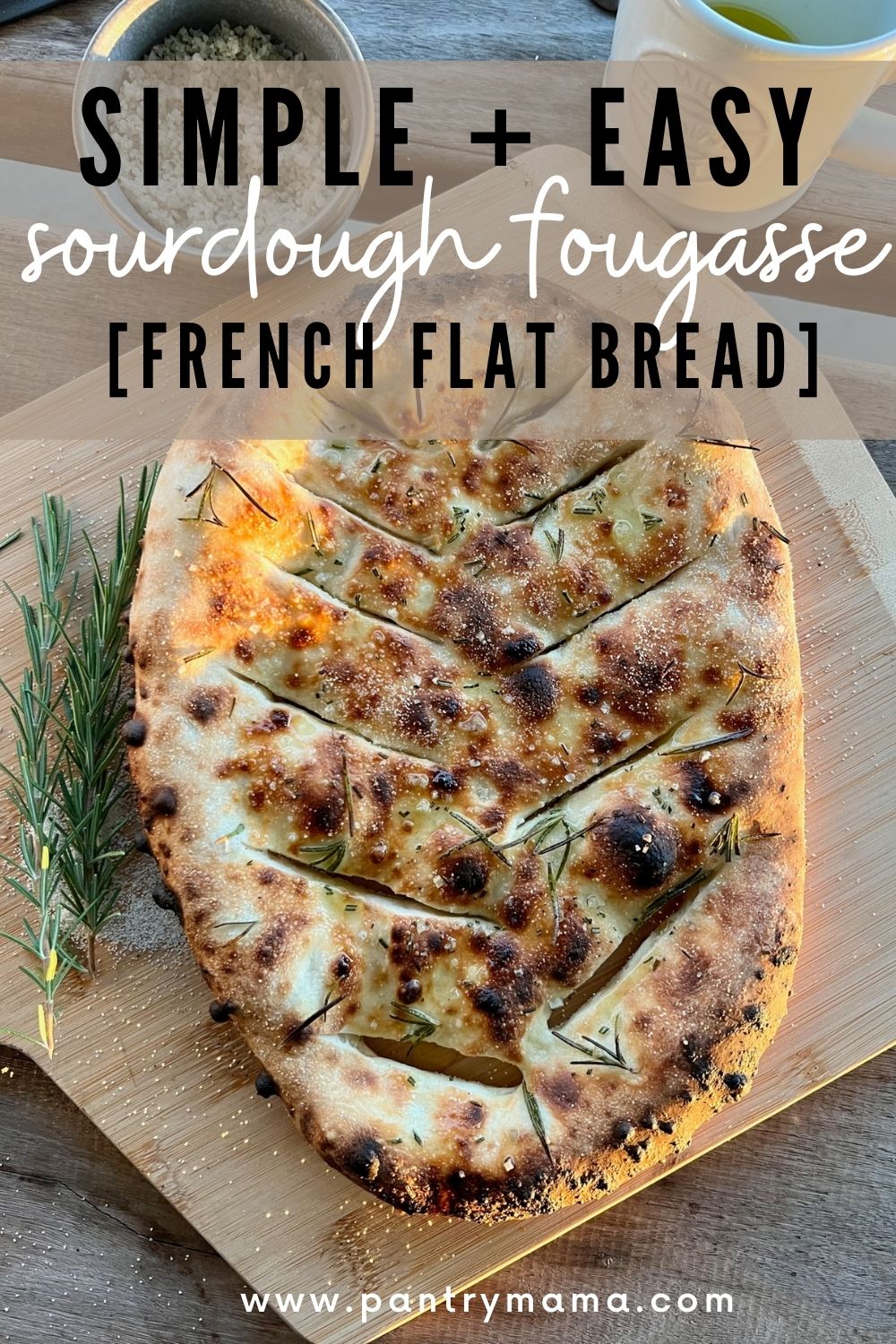 Sourdough Fougasse Recipe [overnight options included] - The Pantry Mama
