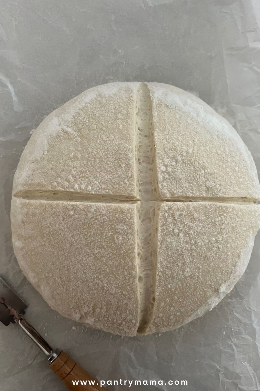 Long Fermented Sourdough Bread - The Pantry Mama