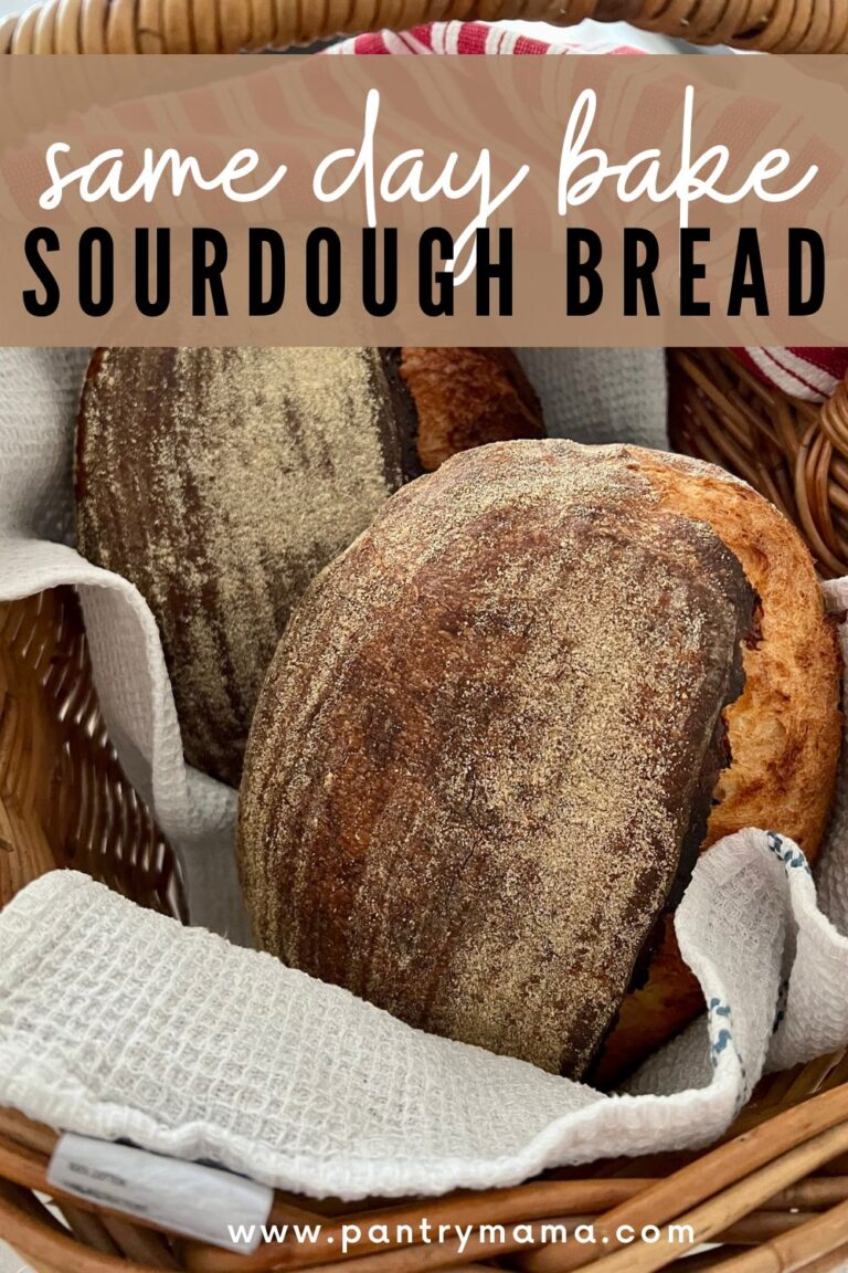 Same Day Sourdough Bread - The Pantry Mama