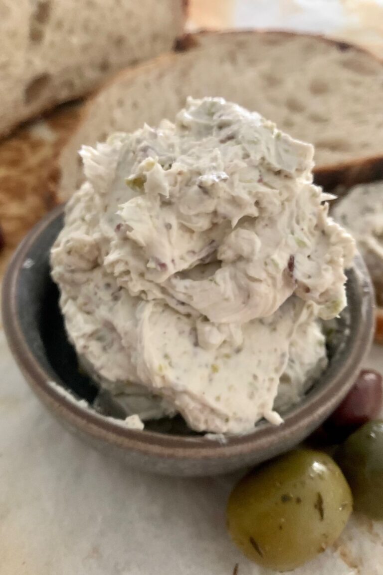 Olive Cream Cheese Spread - The Pantry Mama