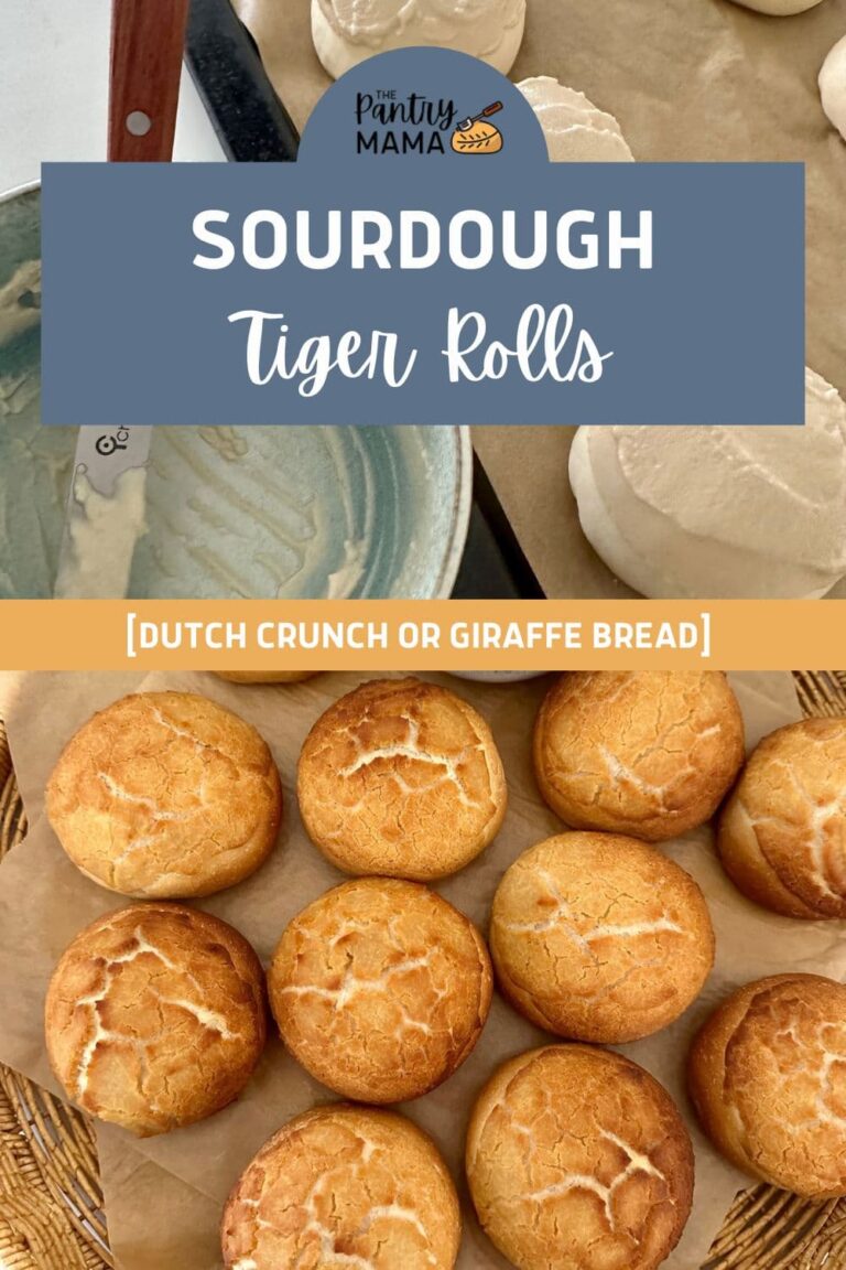 Easy Sourdough Tiger Rolls [Dutch Crunch Topping] - The Pantry Mama