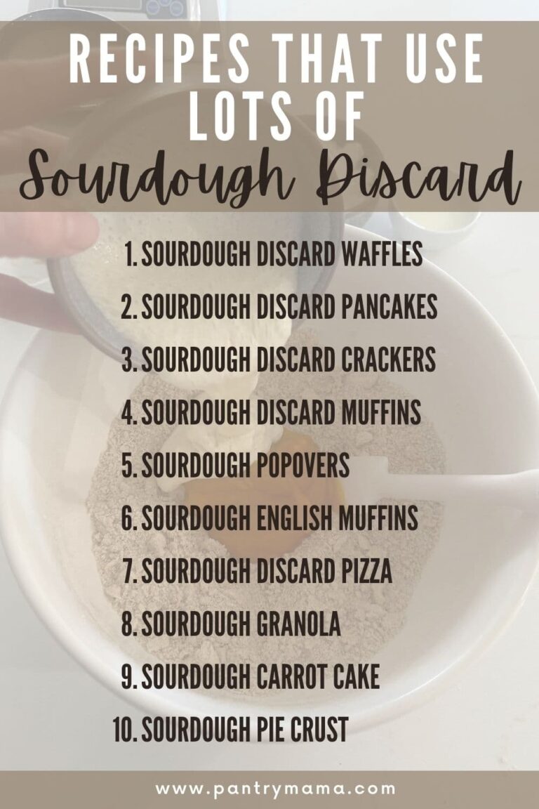 20 Sourdough Recipes That Use LOTS of Discard [empty your discard jar ...