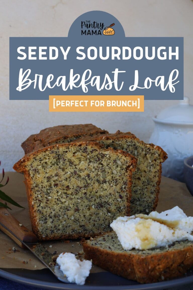 Seedy Sourdough Breakfast Loaf - The Pantry Mama