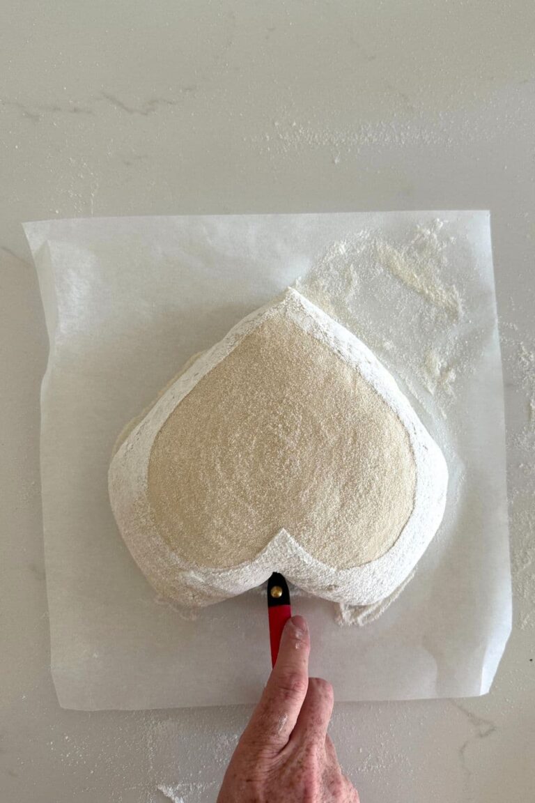 Heart Shaped Sourdough Bread - The Pantry Mama