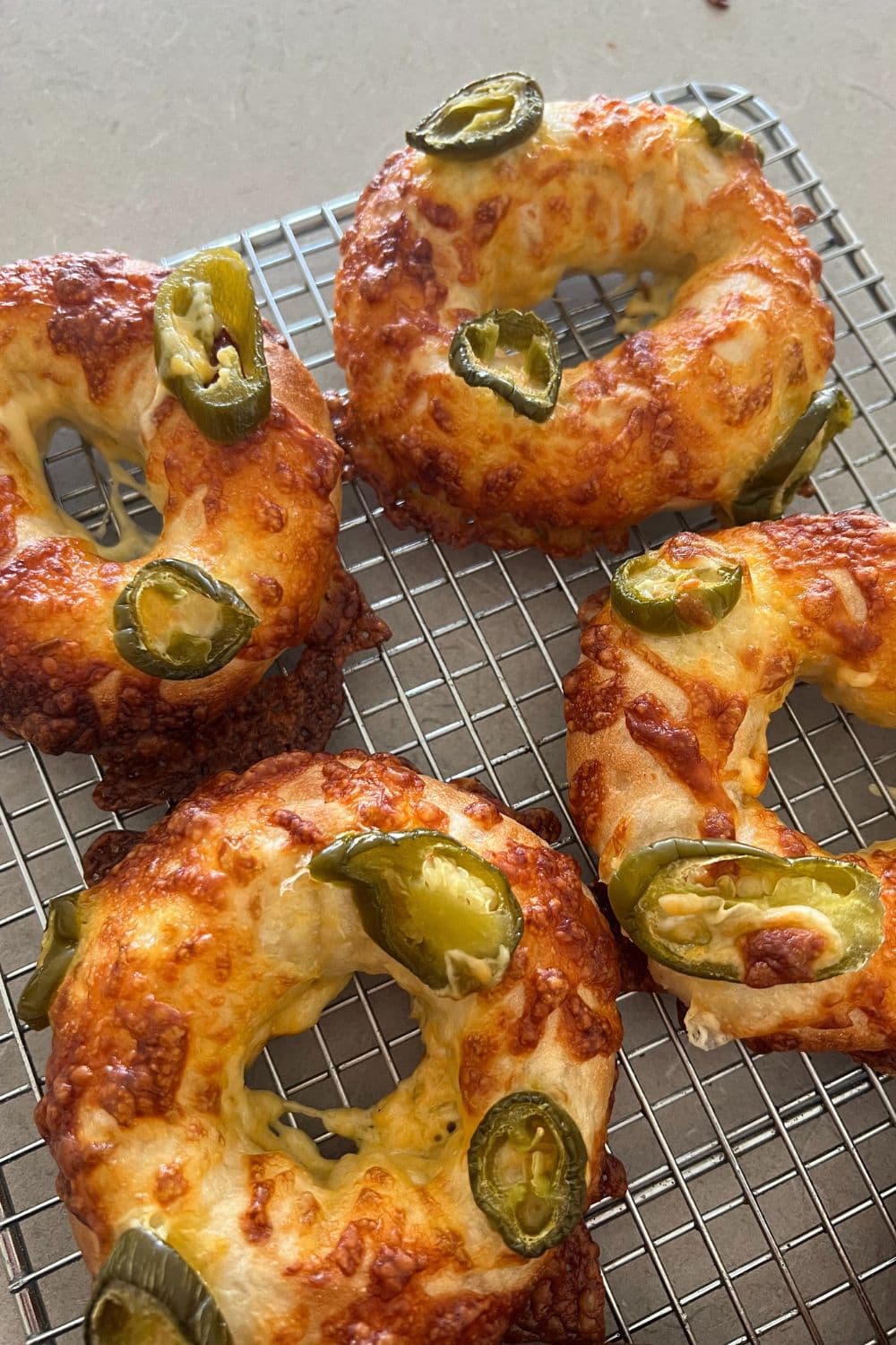 Jalapeño Cheddar Sourdough Bagels - The Pantry Mama