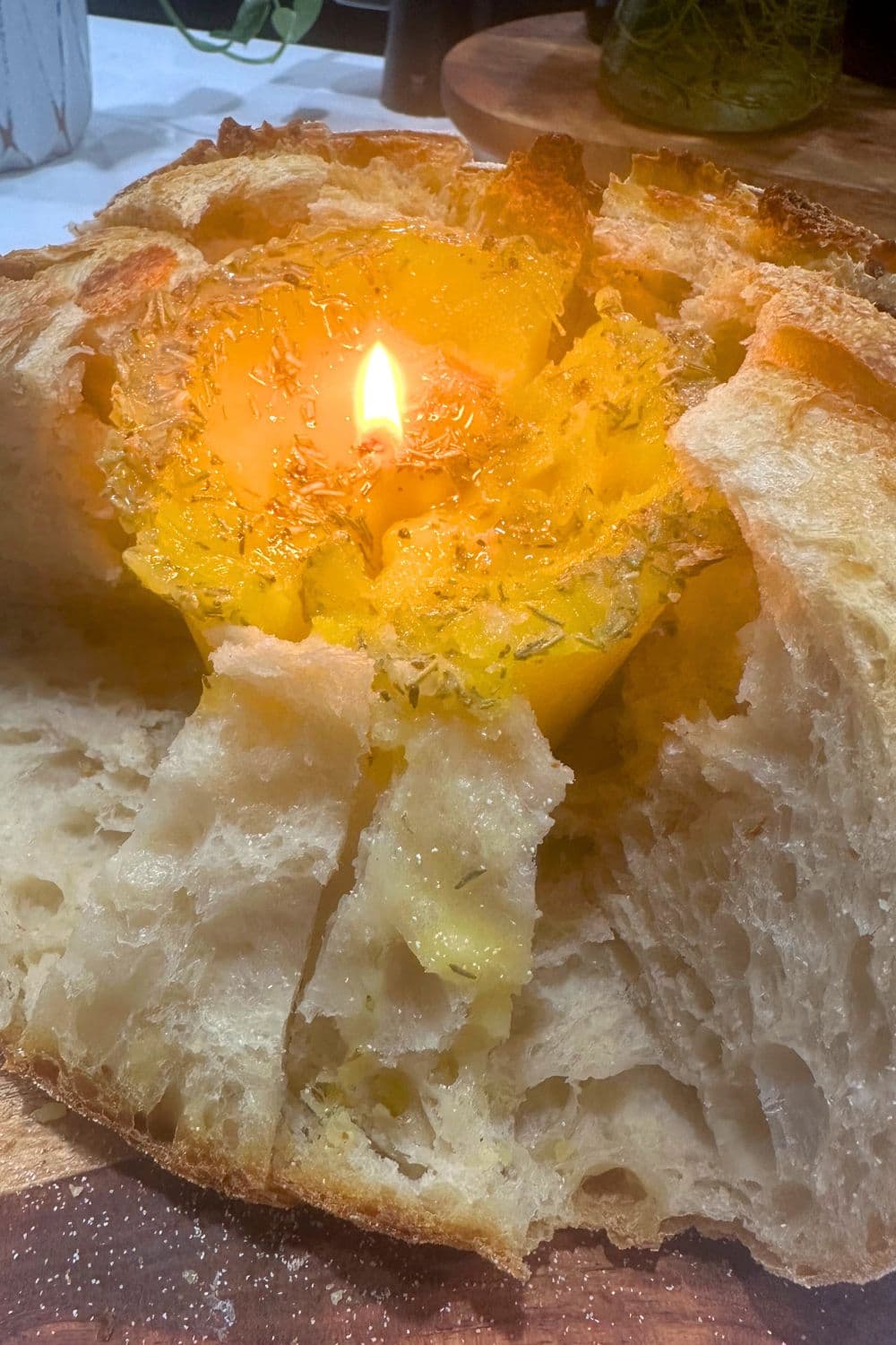 How To Make a Butter Candle for Sourdough Bread - The Pantry Mama