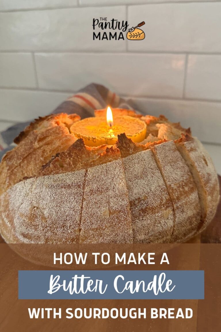 How To Make a Butter Candle for Sourdough Bread - The Pantry Mama