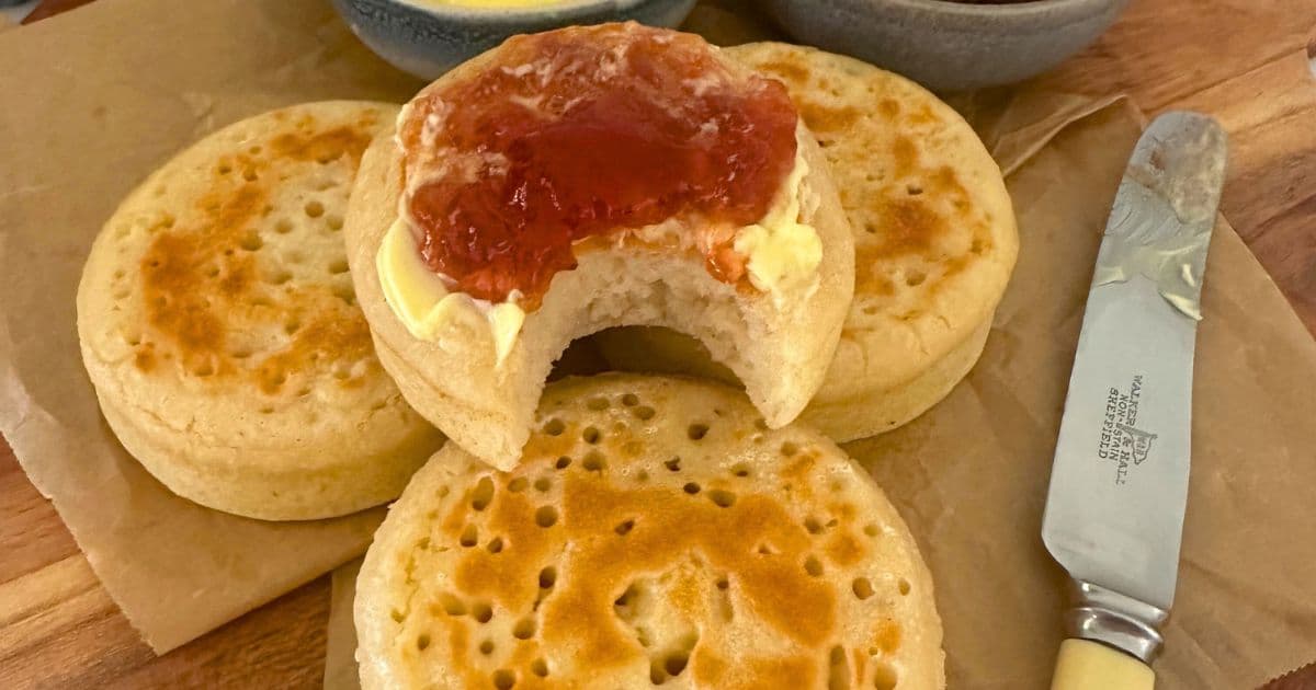 The Most Delicious Sourdough Crumpets - The Pantry Mama