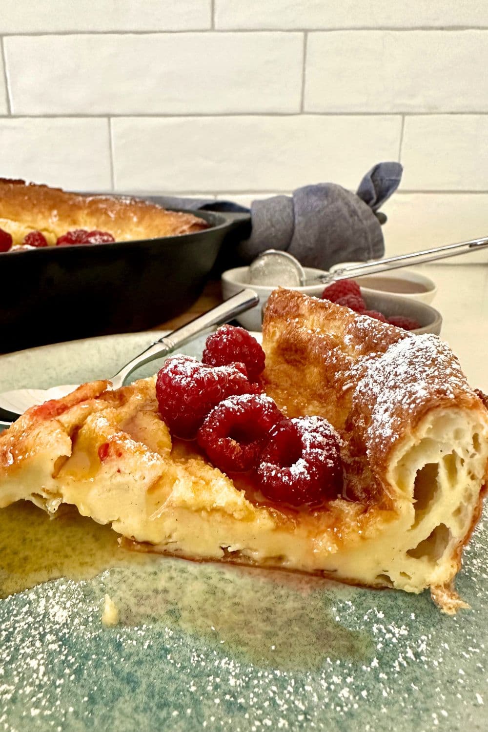 The BEST Sourdough Dutch Baby (German Skillet Pancake) - The Pantry Mama
