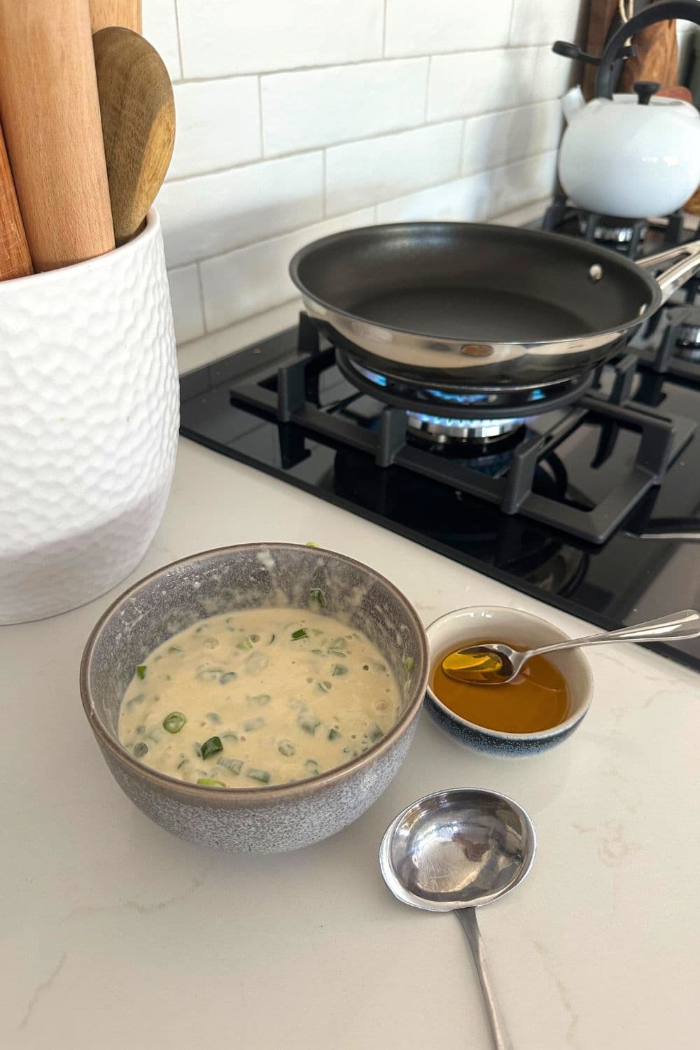 Quick Sourdough Discard Scallion Pancakes [with dipping sauce] - The ...