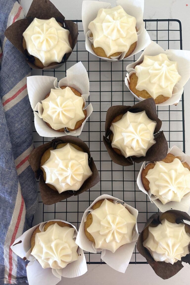Sourdough Vanilla Cupcakes - The Pantry Mama