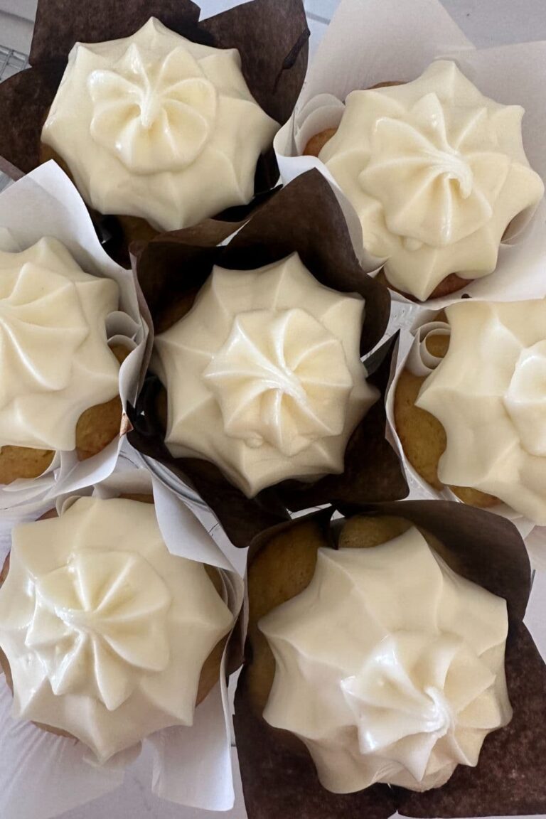 Sourdough Vanilla Cupcakes - The Pantry Mama