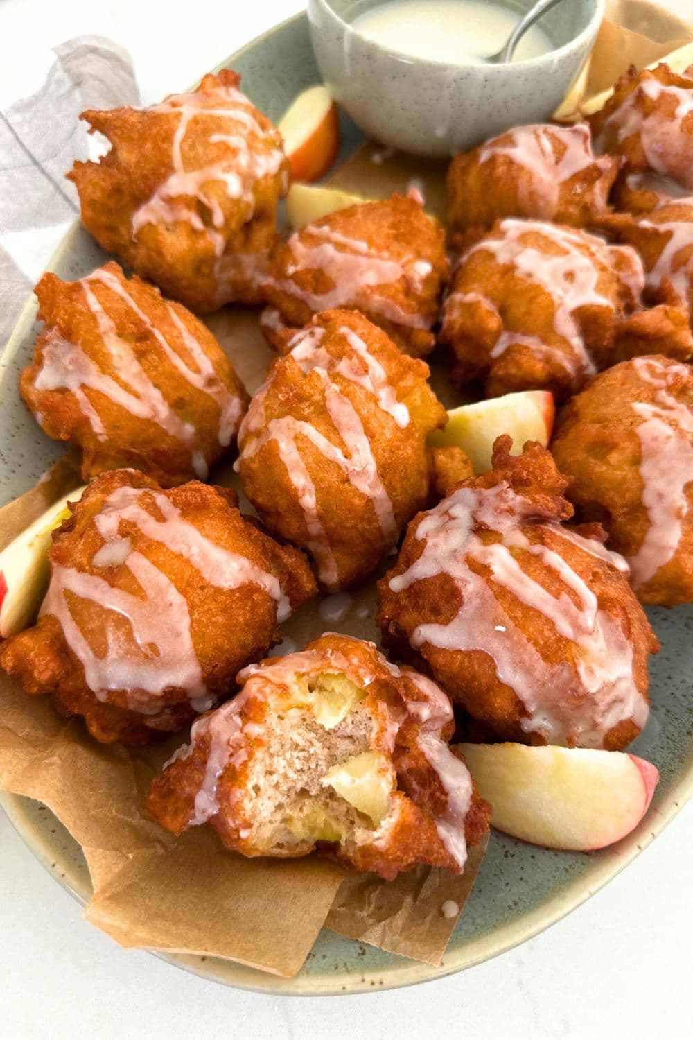The BEST Sourdough Apple Fritters (in under 30 minutes) - The Pantry Mama