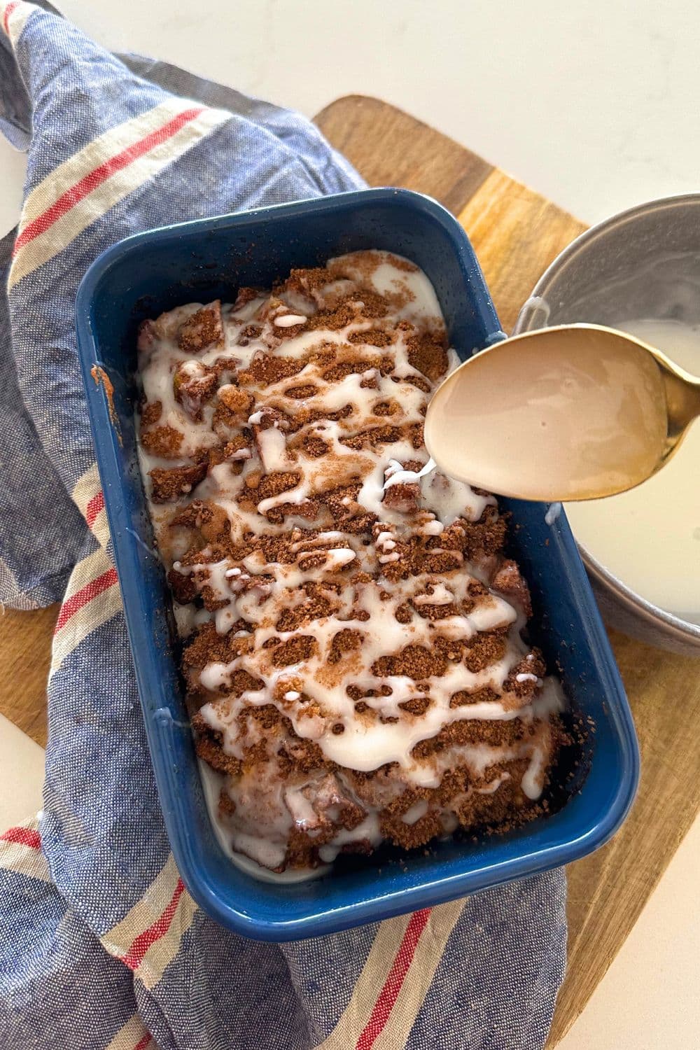 Sourdough Discard Apple Fritter Bread - The Pantry Mama
