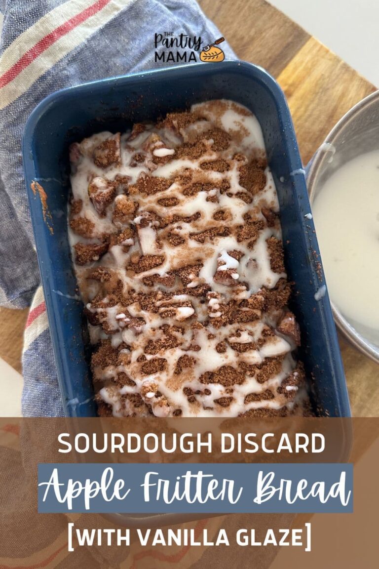 Sourdough Discard Apple Fritter Bread - The Pantry Mama