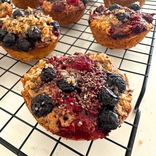 Sourdough Oatmeal Breakfast Cups - The Pantry Mama