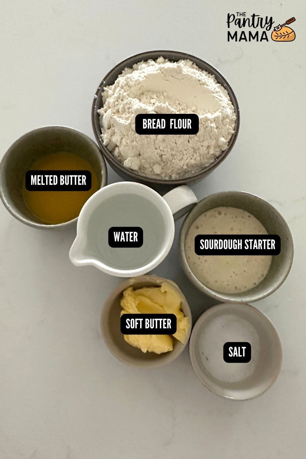 Sourdough Buttered Knot Rolls - The Pantry Mama