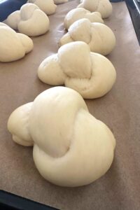 Sourdough Buttered Knot Rolls - The Pantry Mama