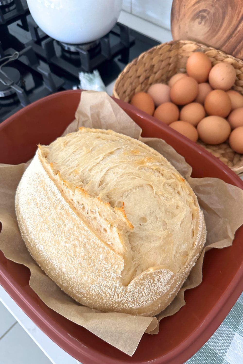 How To Bake Sourdough in a Clay Baker - The Pantry Mama