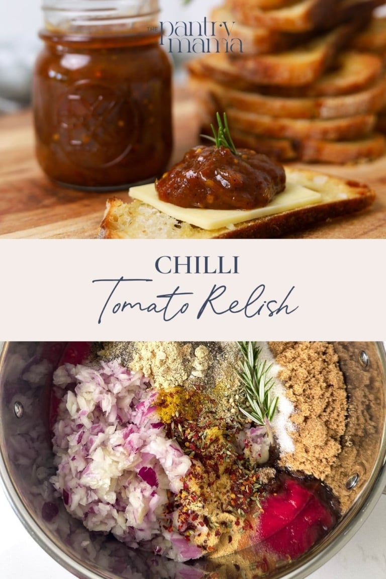 Chilli Tomato Relish - The Pantry Mama