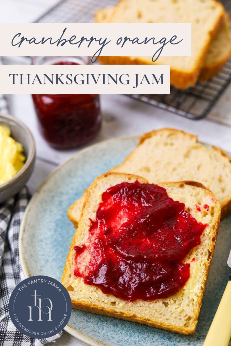 Cranberry Orange Jam (Thanksgiving Jam) - The Pantry Mama