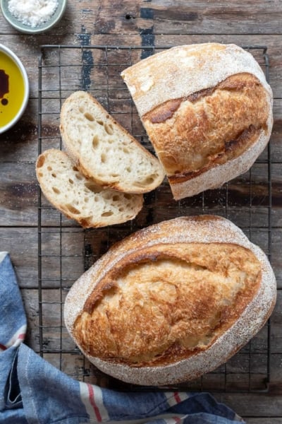 Long Fermented Sourdough Bread - The Pantry Mama