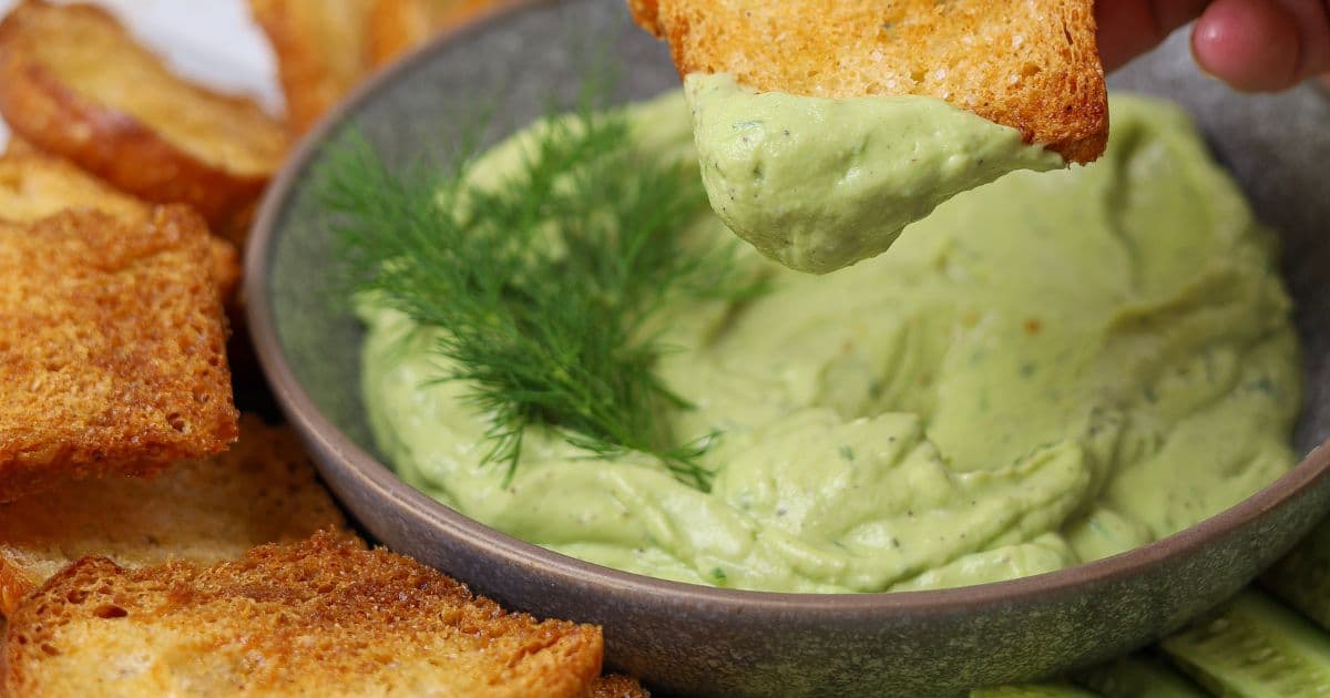 Smooth Avocado Dip - The Pantry Mama