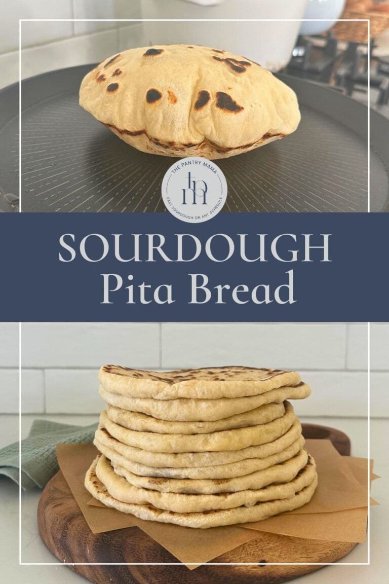 Sourdough Pita Bread - The Pantry Mama