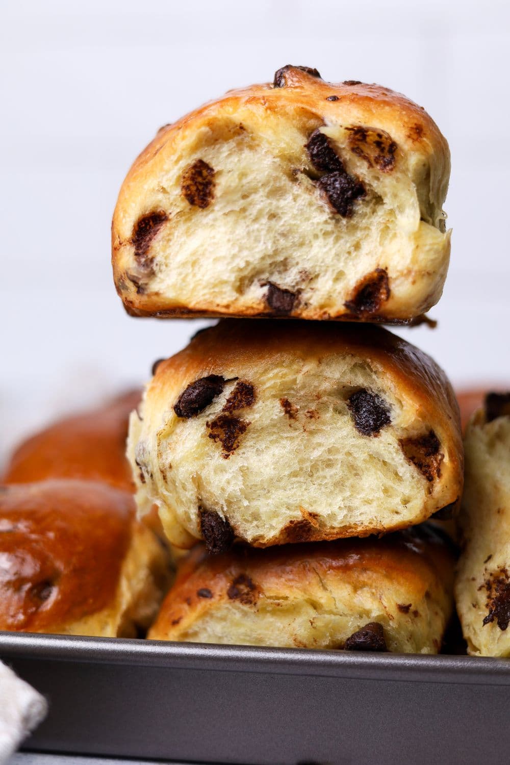 Chocolate Chip Sourdough Brioche (Rolls or Loaf) - The Pantry Mama