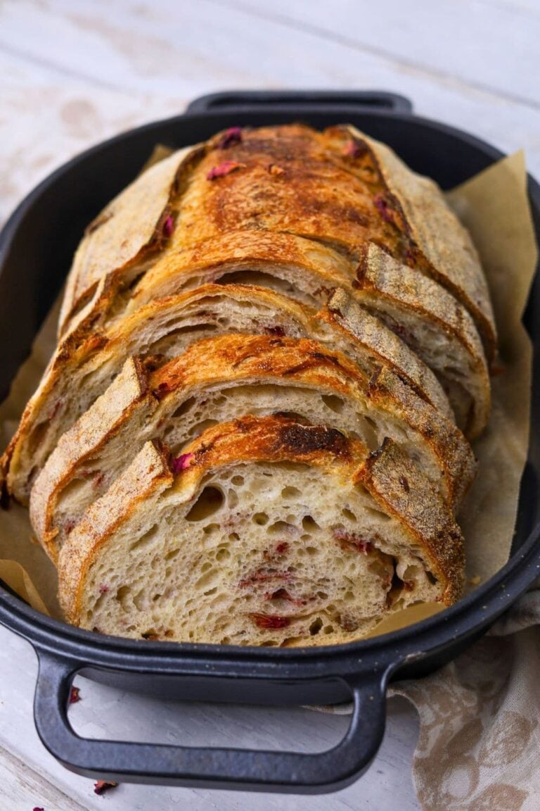 Rose Petal Sourdough Bread With White Chocolate & Cinnamon - The Pantry ...