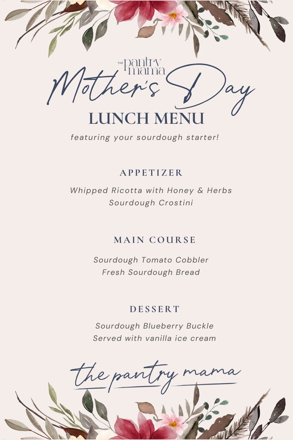 Mother's Day Sourdough Recipes - The Pantry Mama