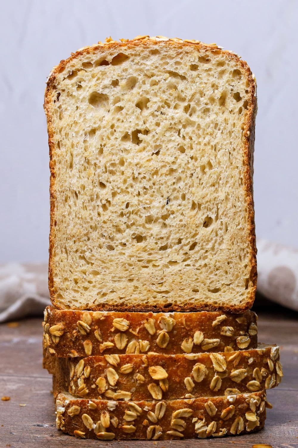 Sourdough Maple Oat Sandwich Bread - The Pantry Mama