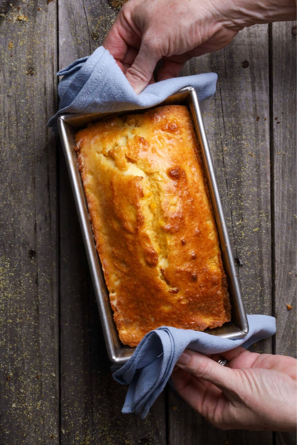 Sourdough Cornbread Loaf - The Pantry Mama