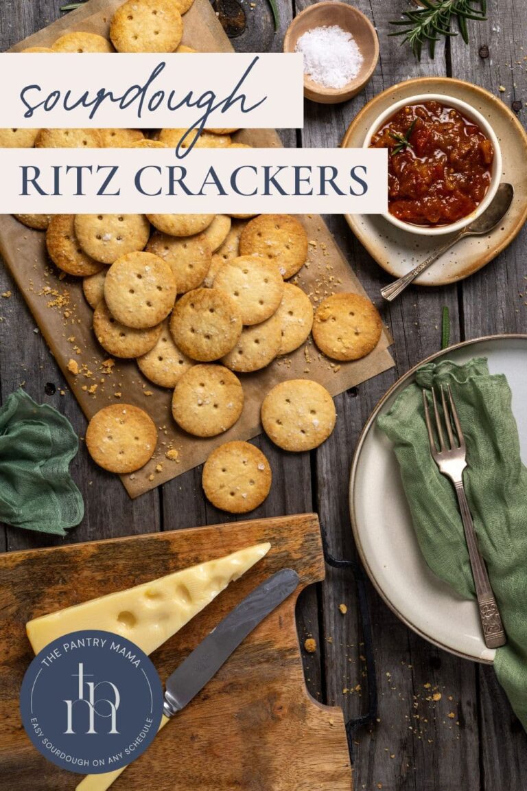 Sourdough Ritz Crackers - The Pantry Mama