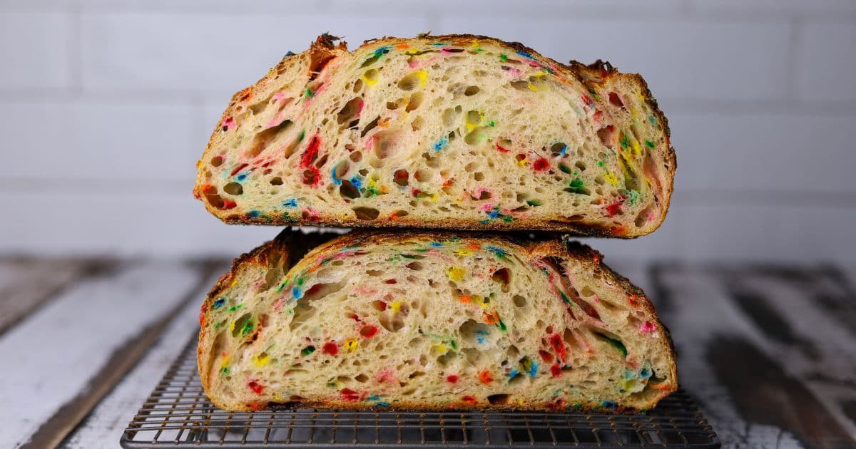 Funfetti Sourdough Bread - The Pantry Mama