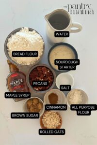 Sourdough Maple Pecan Loaf - The Pantry Mama