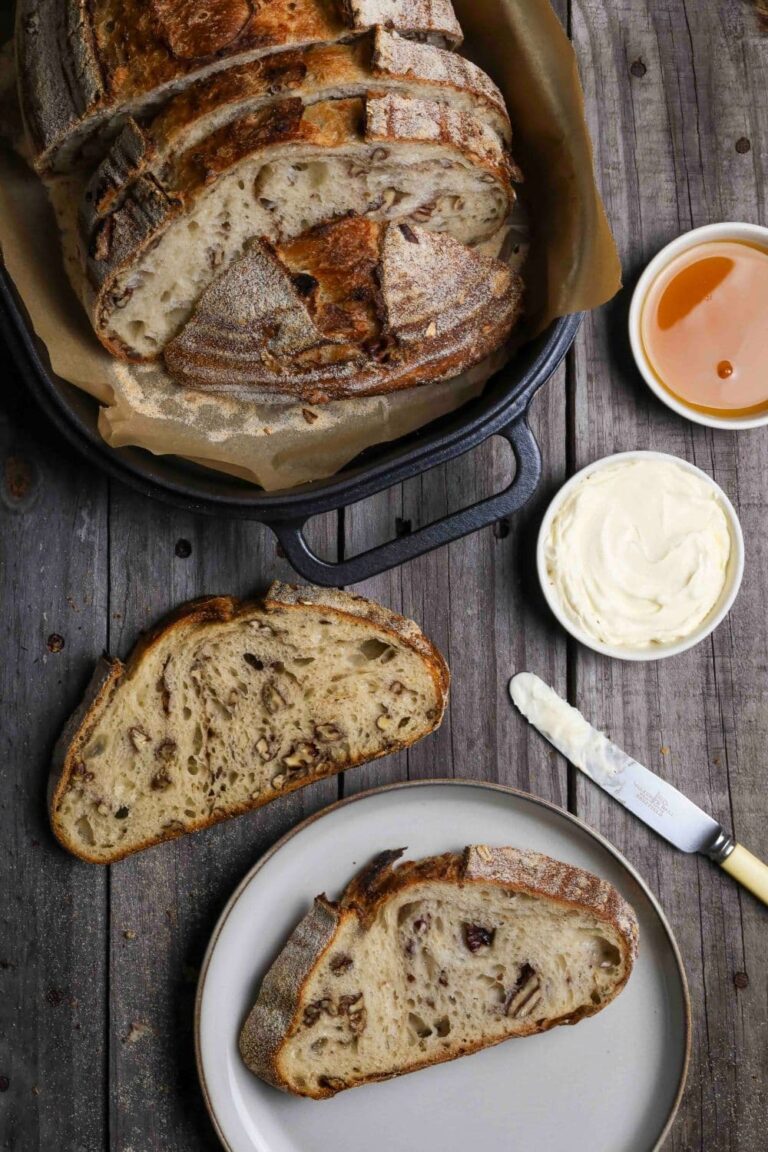 Sourdough Maple Pecan Loaf - The Pantry Mama