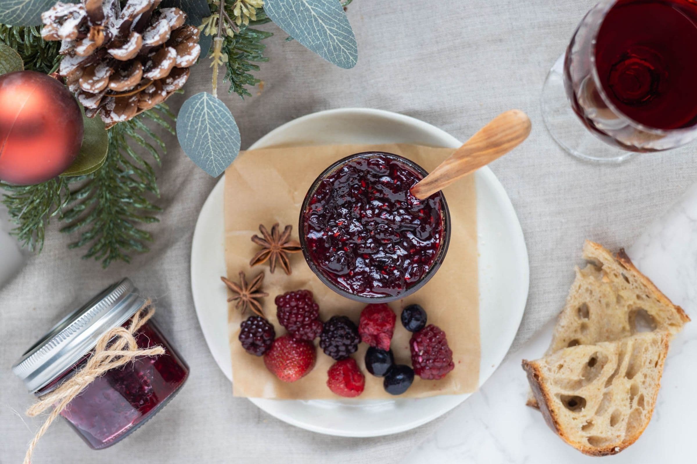 Mulled Berry Jam - The Pantry Mama